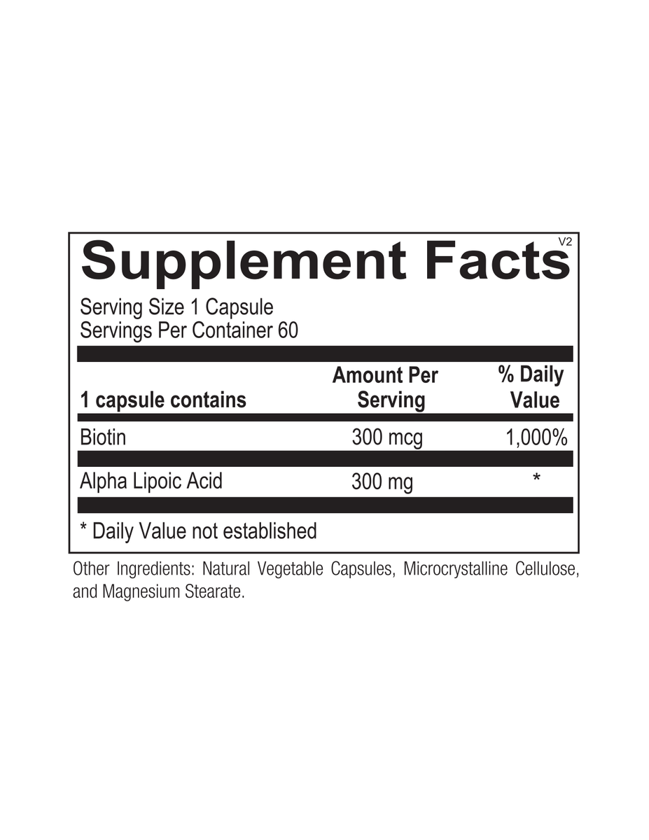 LIPOIC ACID 300 MG 60 Capsules Ortho Molecular Products – HRT
